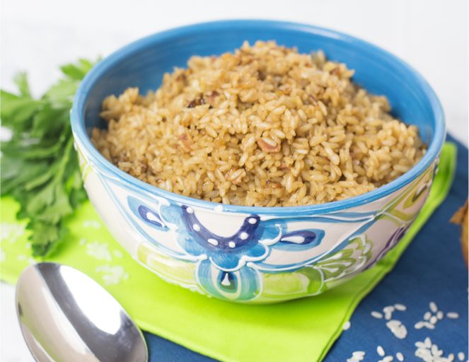 Arroz con Cebolla en Olla Arrocera – ENSALPICADAS