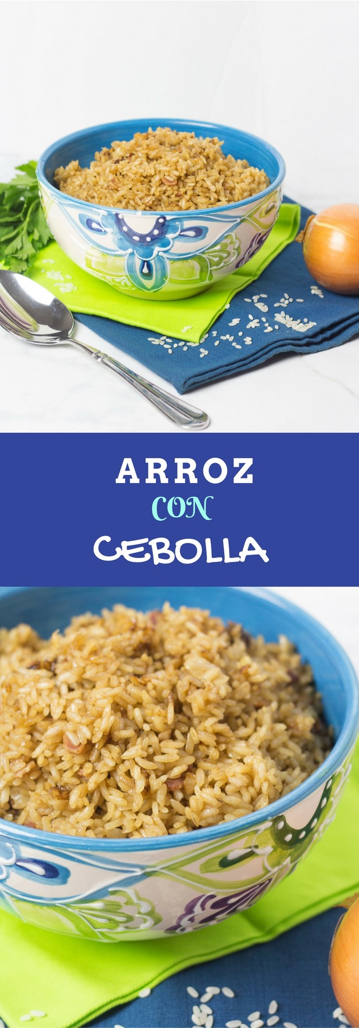 Arroz con Cebolla en Olla Arrocera