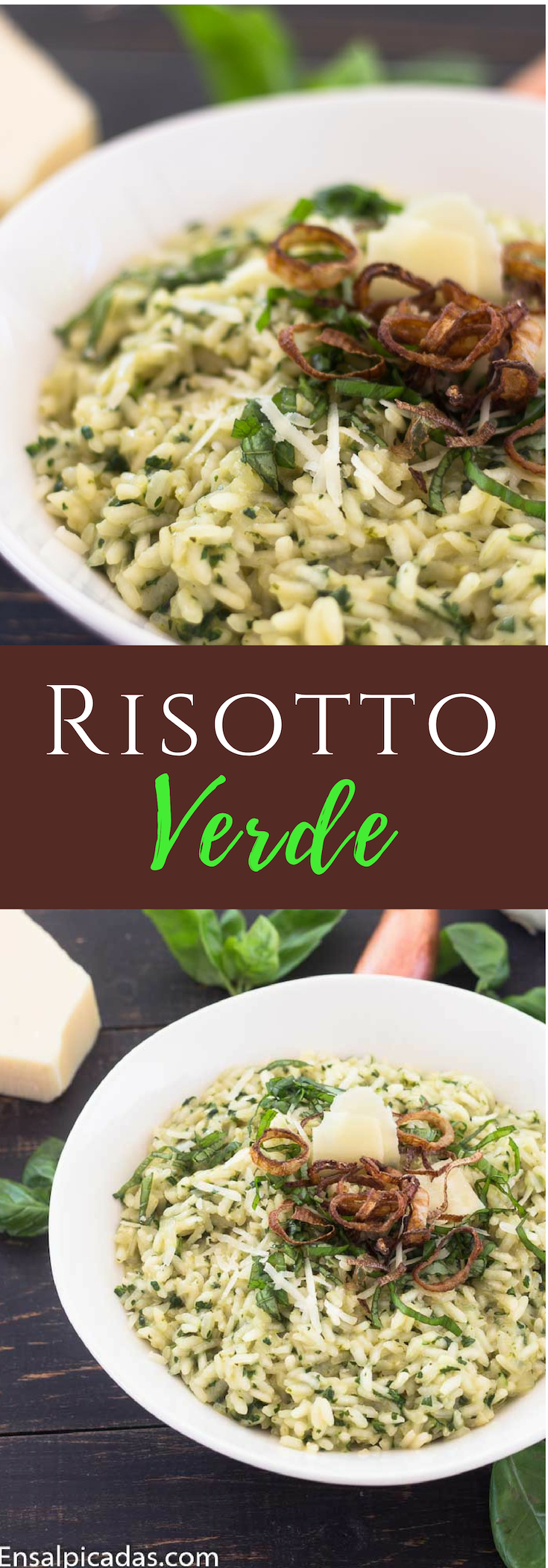 Risotto Verde con Pesto y Espinaca