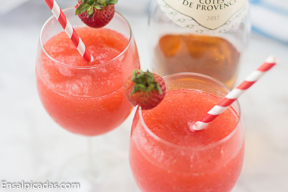 Receta de Frosé (frozen Rosé) – ENSALPICADAS