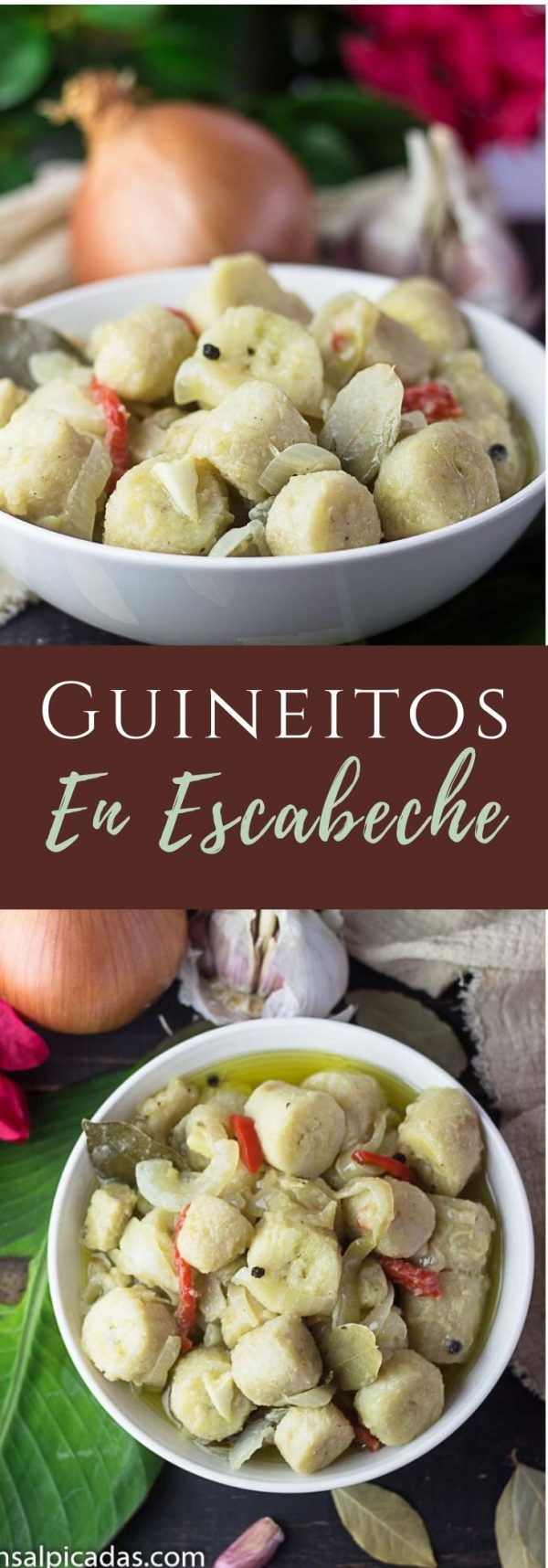Receta de Guineos en Escabeche estilo Puertorriqueño – ENSALPICADAS