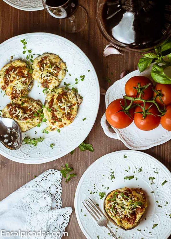 Receta de Setas Portobello Rellenas estilo Italiano