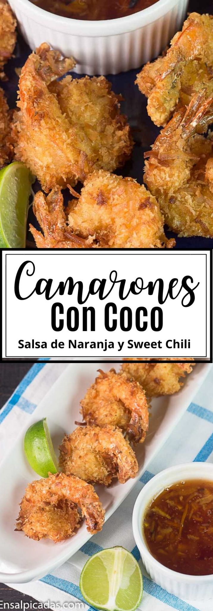 Camarones con Coco con Salsa de Naranja y Sweet Chilli – ENSALPICADAS