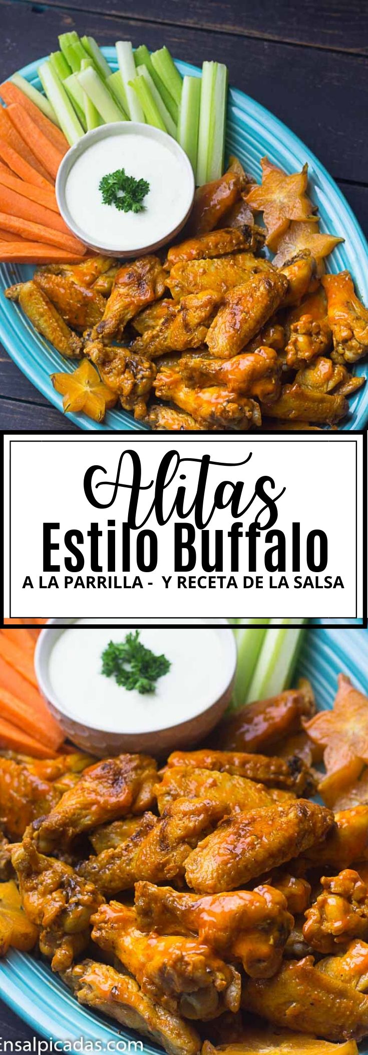 Alitas Buffalo a la Parrilla – ENSALPICADAS